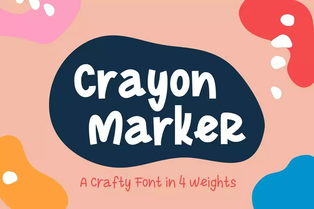 Crayon Marker Fun Font for Kids | Design Shack