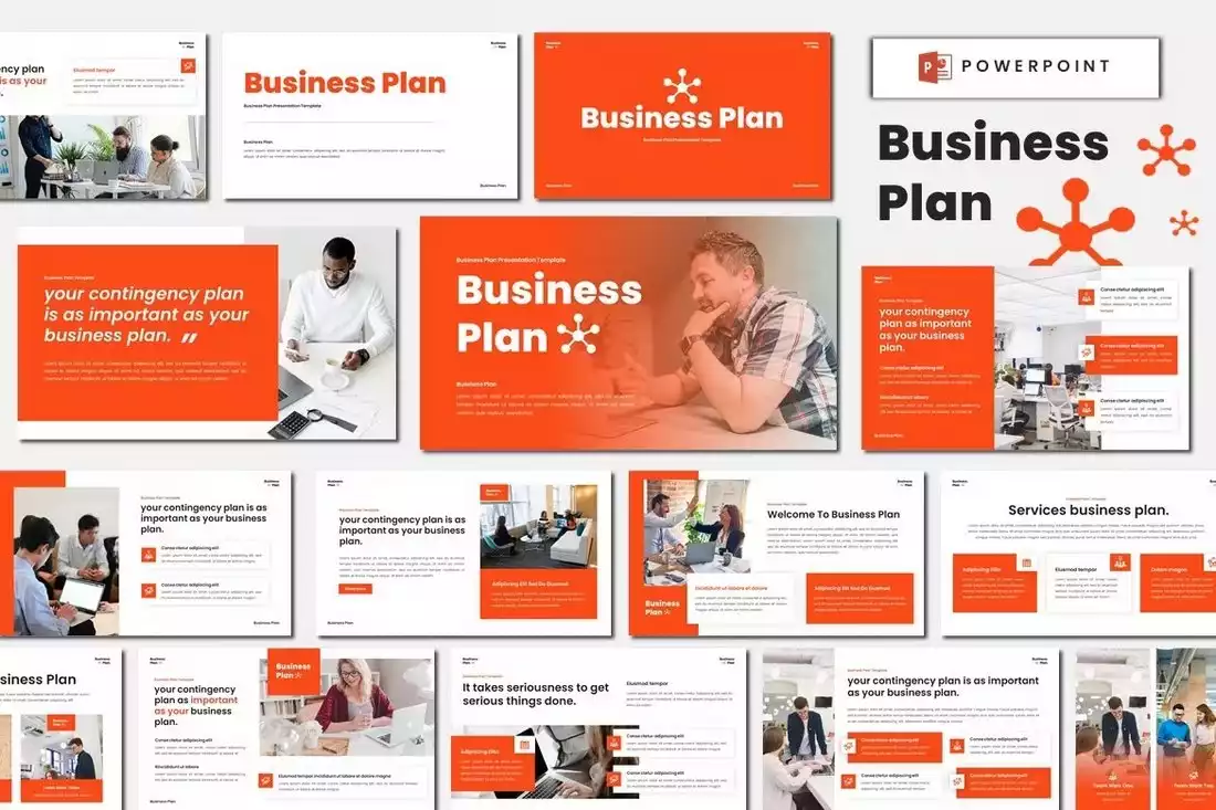 Creative Business Plan Powerpoint Template Design Shack
