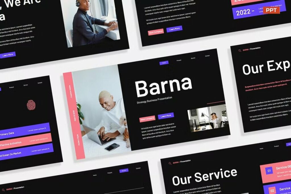 25+ Best Black & White PowerPoint Presentations | Design Shack