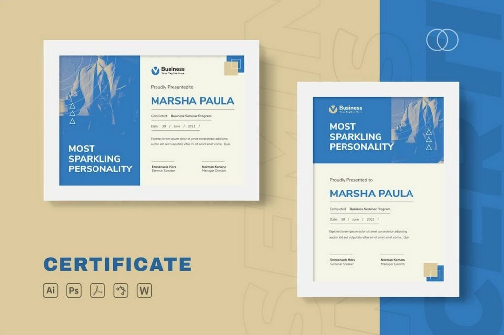 20+ Editable Certificate & Award Templates for Word + Google Docs ...