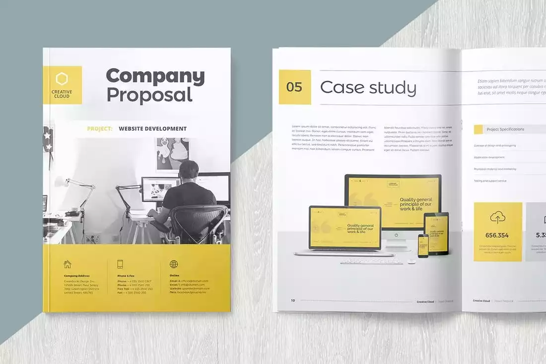 Creative Company Proposal Word Template | Design Shack