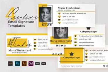 35+ Best Professional Email Footer Signature Templates (+ Free Tips ...