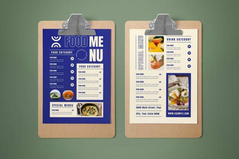 65+ Best Food & Drink Menu Templates 2025 | Design Shack