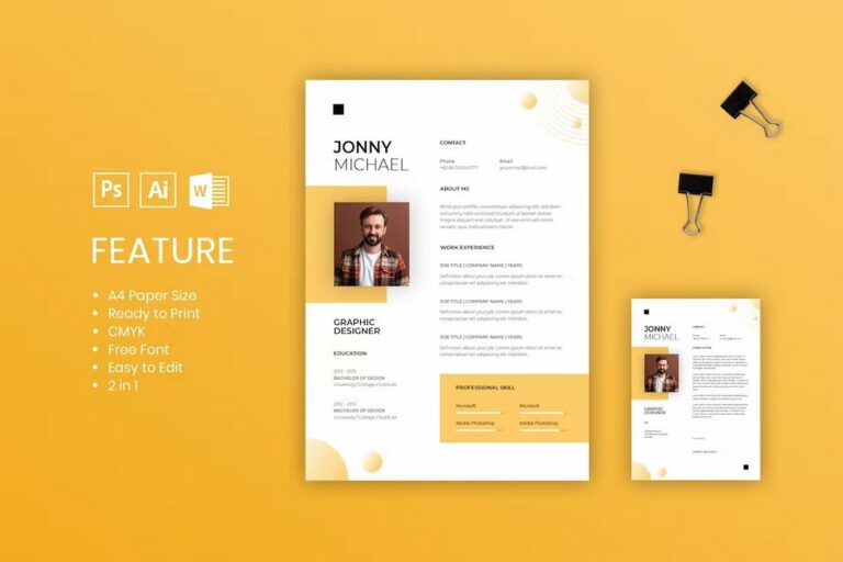 25+ Best Minimal Resume Templates in 2024 | Design Shack