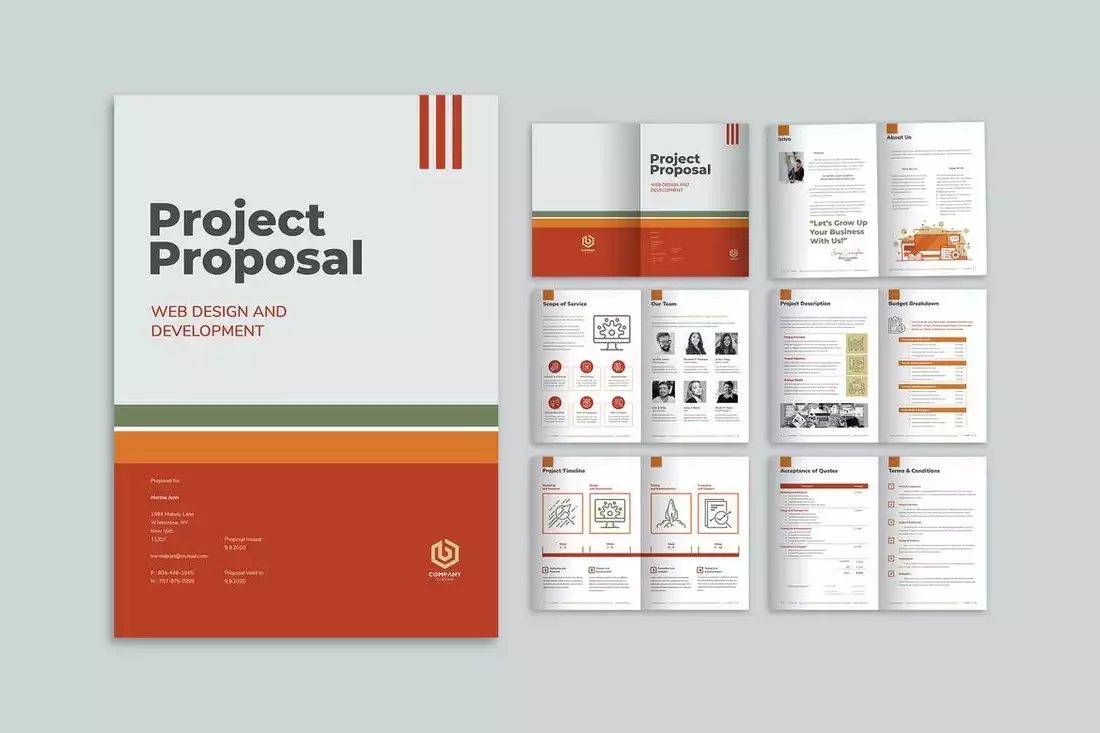 Creative Project Brochure Template | Design Shack