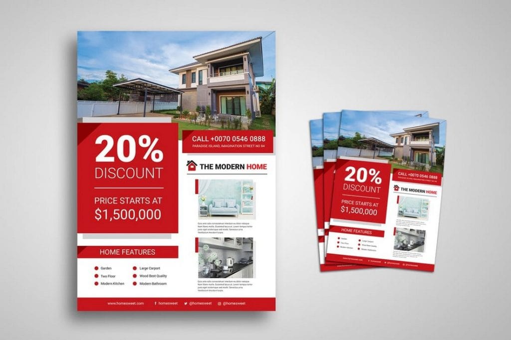 45+ Best Real Estate Flyer Templates 2025 | Design Shack
