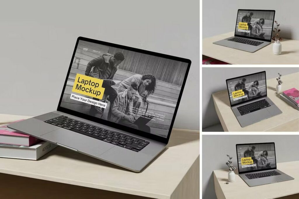 50+ Laptop Mockup Templates (PSD & PNG) | Design Shack