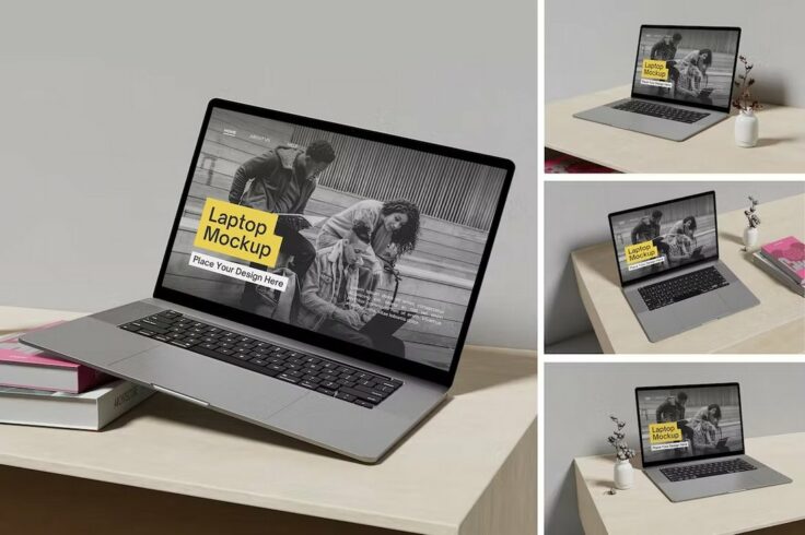 50+ Laptop Mockup Templates (PSD & PNG) | Design Shack