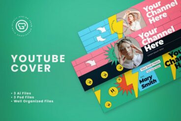 35+ Template Sampul & Spanduk YouTube Terbaik (Gratis & Pro) - desainae.com