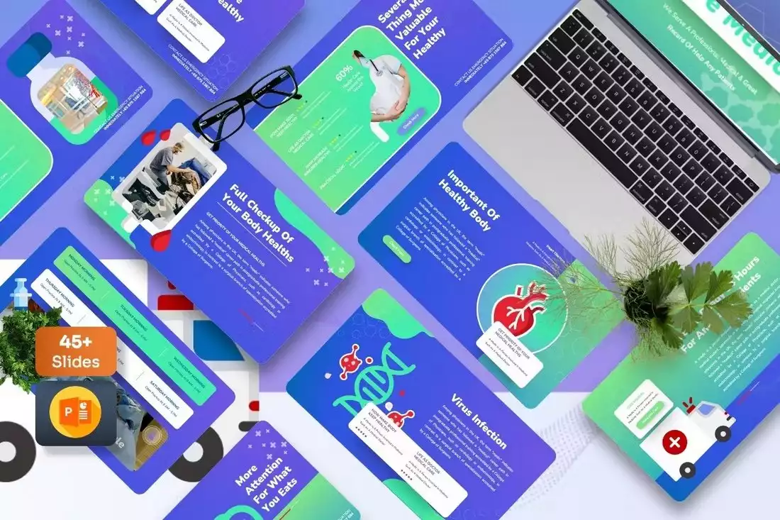 Cure Science & Medical PowerPoint Template | Design Shack