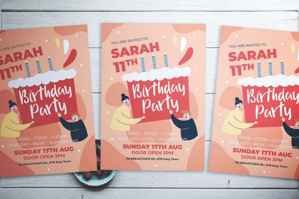 25+ Best Christmas & Birthday Party Flyer Templates – Yes Web Designs