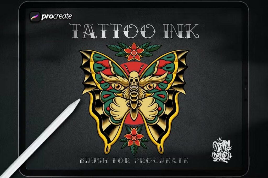 20+ Procreate Tattoo Brushes | Design Shack