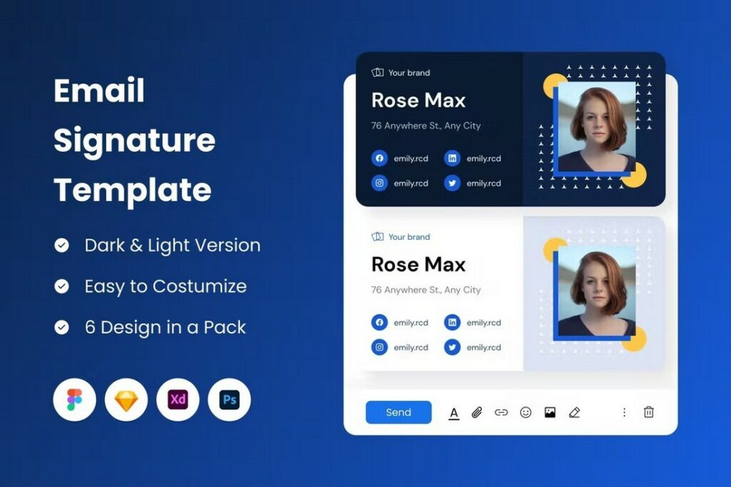 25+ Best Professional Email Footer Signature Templates (+ Free Tips ...