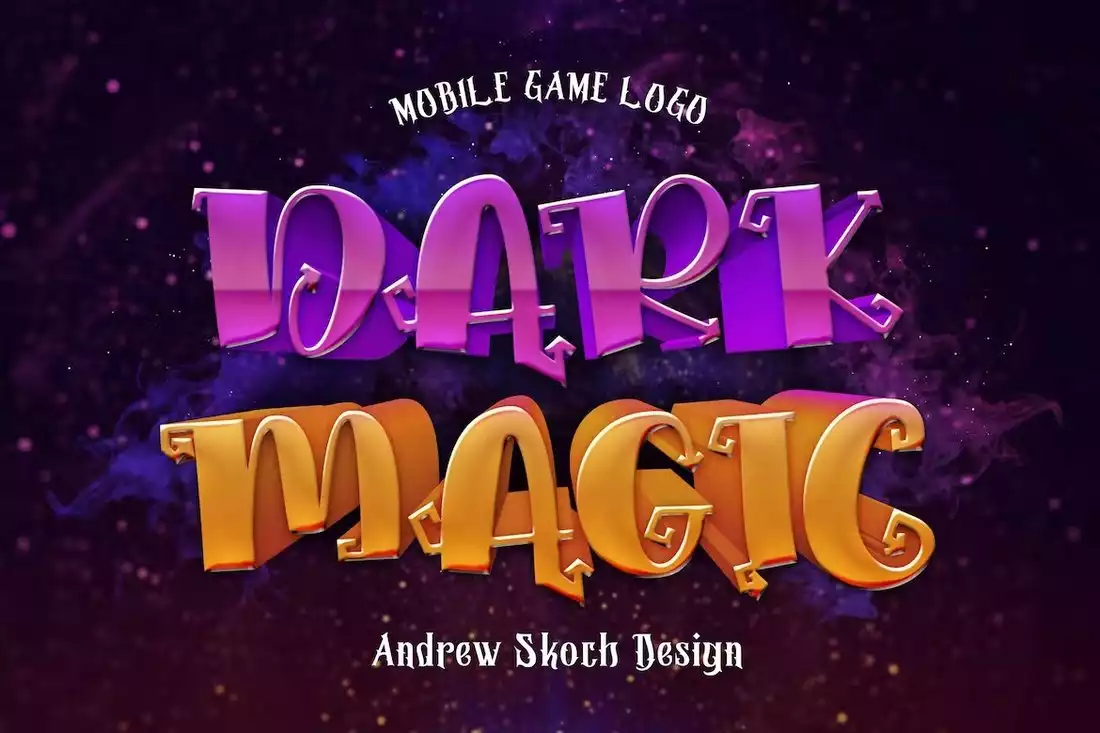 Dark Magic Game Text Effect PSD | Design Shack