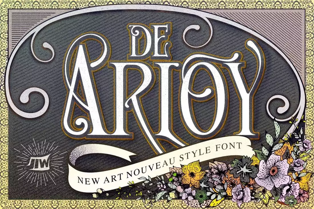 De Arloy New Art Tattoo Font | Design Shack