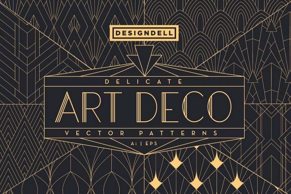 20+ Best Art Deco Patterns, Frames, & Backgrounds | Design Shack