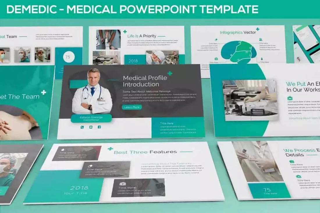 Demedic Medical PowerPoint Template | Design Shack