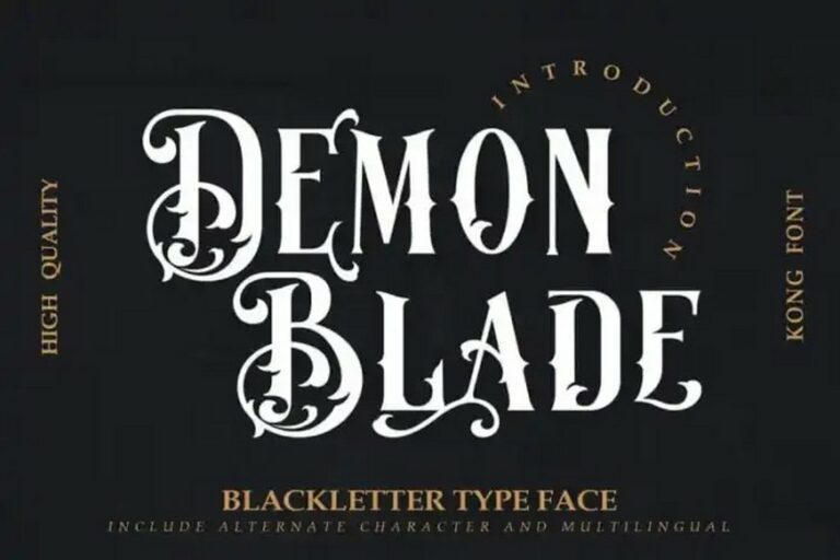 25+ Vintage “Old English” Fonts & Traditional Typography | Design Shack