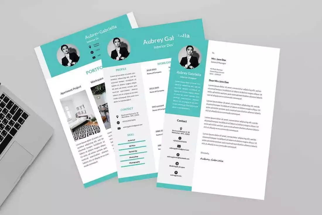 Teal Resume Template | Design Shack