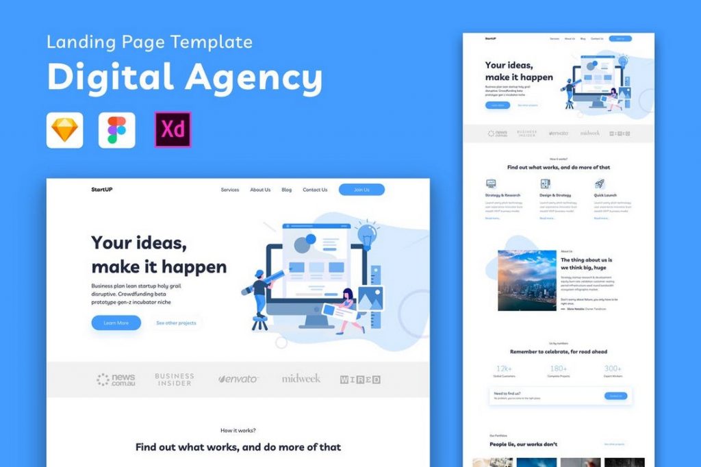 20+ Best Sketch Website Templates 2020 | Design Shack