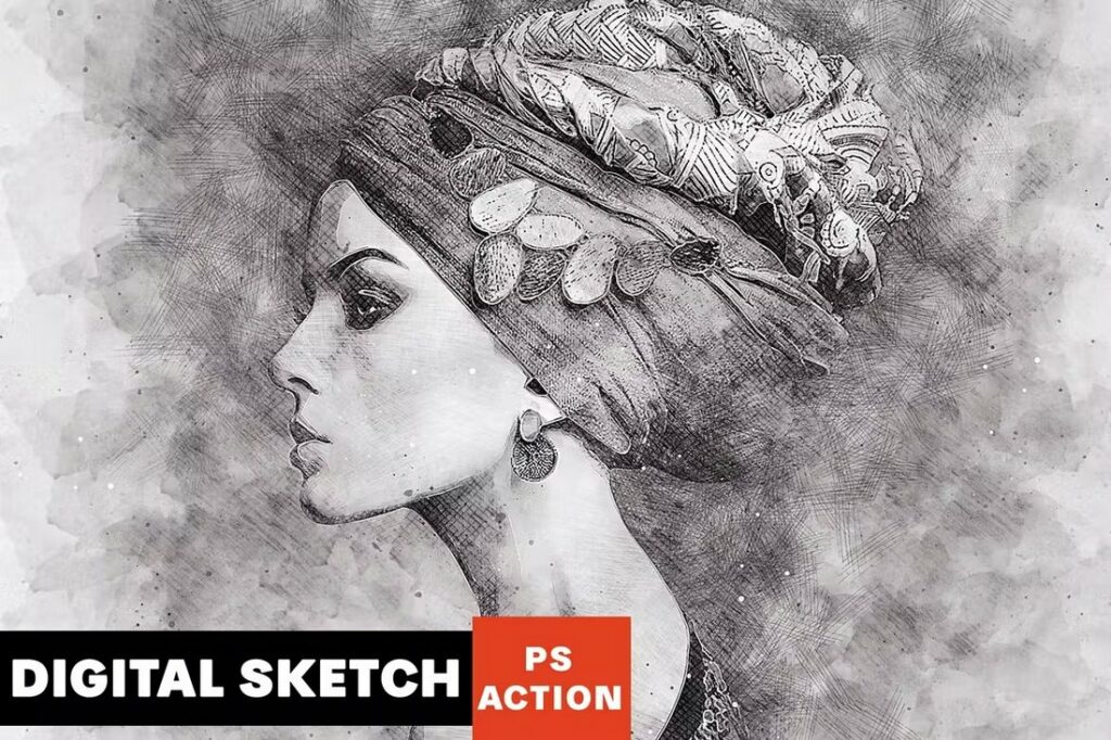 25+ Photo to Pencil Actions for Photoshop (Sketch + Drawing Effects ...