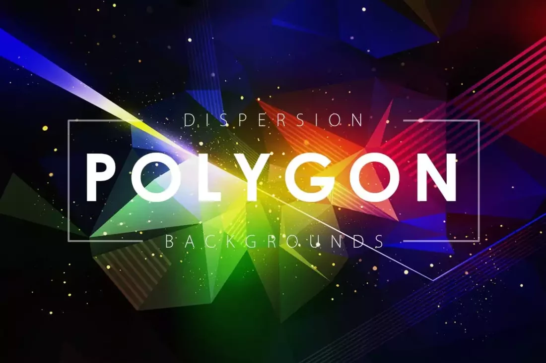 Dispersion Polygon Backgrounds | Design Shack