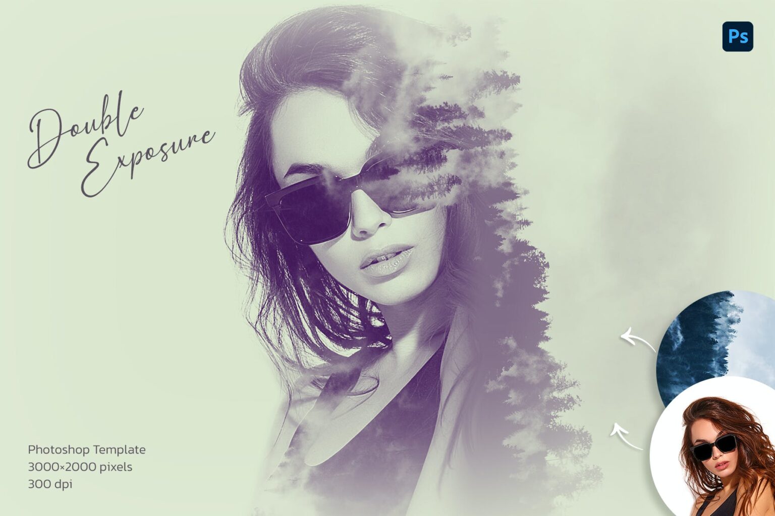 35+ Best Double Exposure Photoshop Actions & Effects | Design Shack