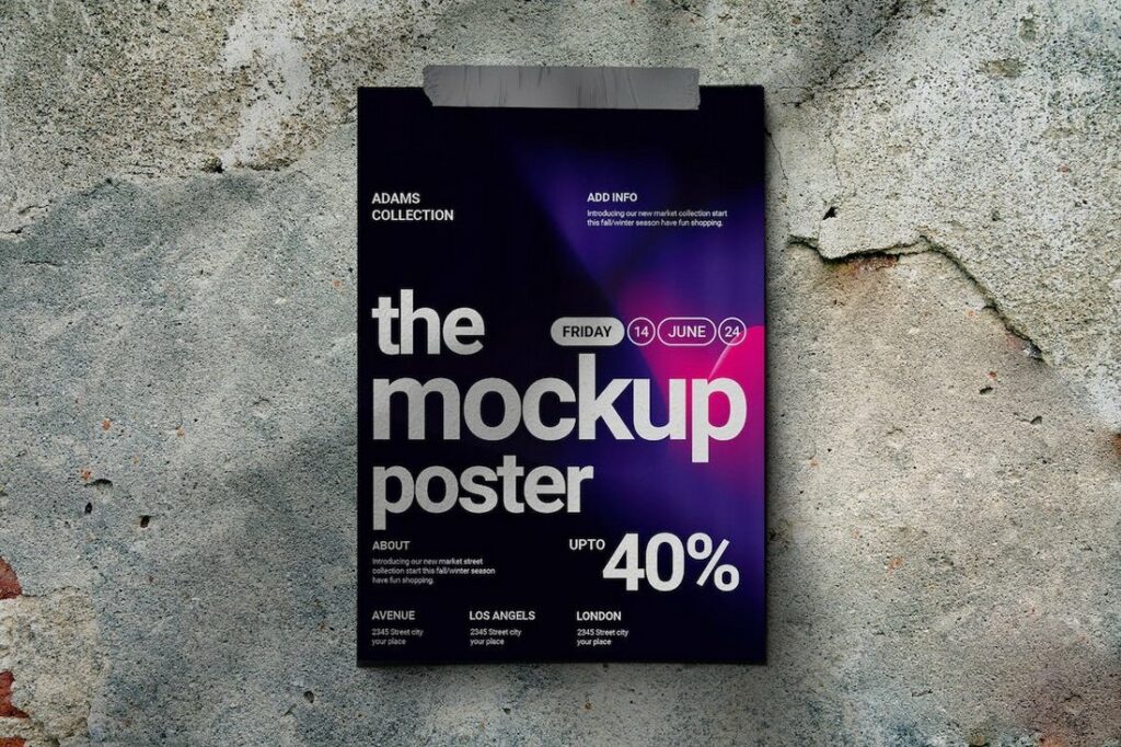 100+ Best Poster Mockup Templates 2025 | Design Shack