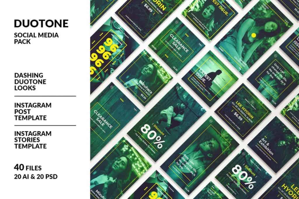 30+ Best Instagram Post & Story Templates 2019