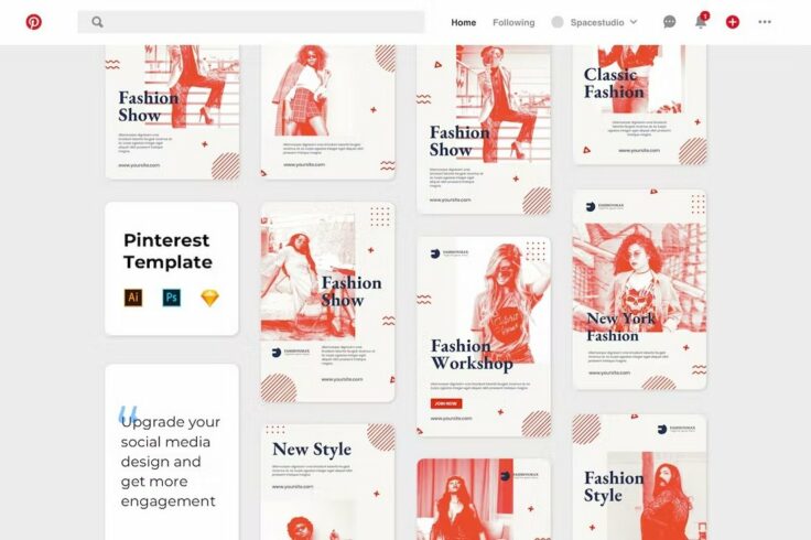 20+ Best Pinterest Templates for Posts & Banners (Free & Pro) | Design ...