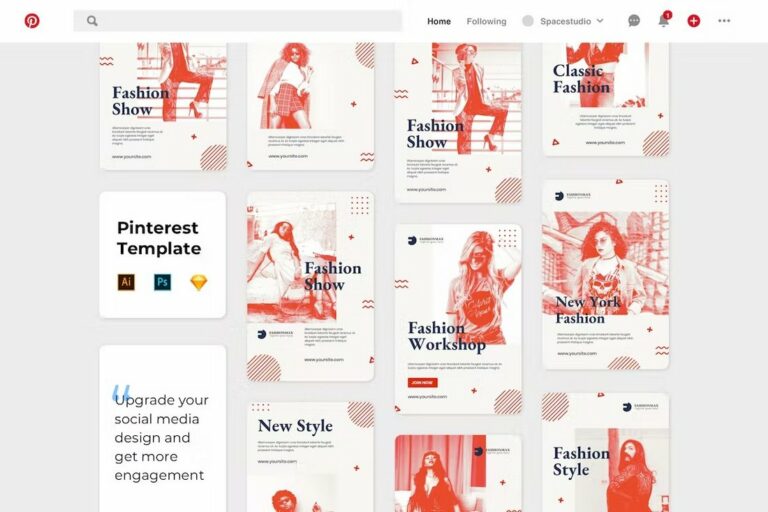 20+ Best Pinterest Templates for Posts & Banners (Free & Pro) | Design ...