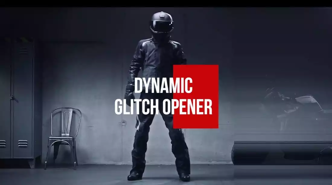 Dynamic Glitch Opener Template Design Shack