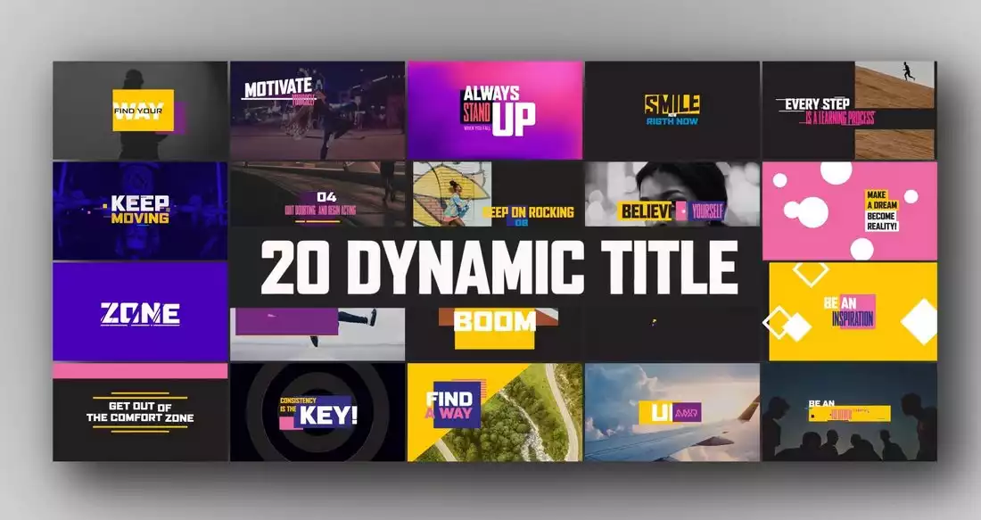 Dynamic Modern Title Templates for Premiere Pro | Design Shack