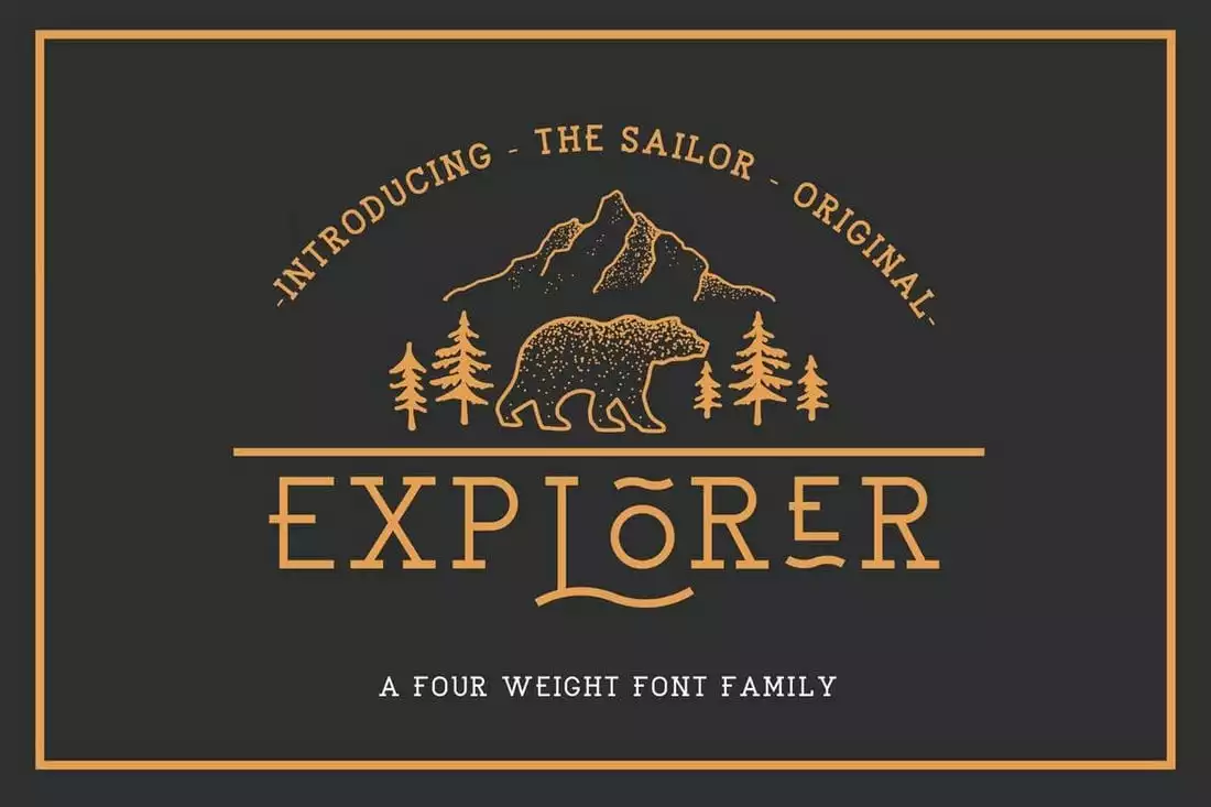 EXPLORER Sailor Original Typeface | Design Shack