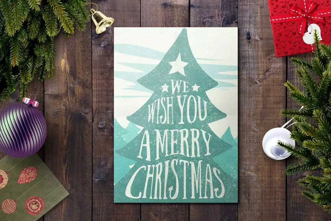 Editable Christmas Card Template | Design Shack