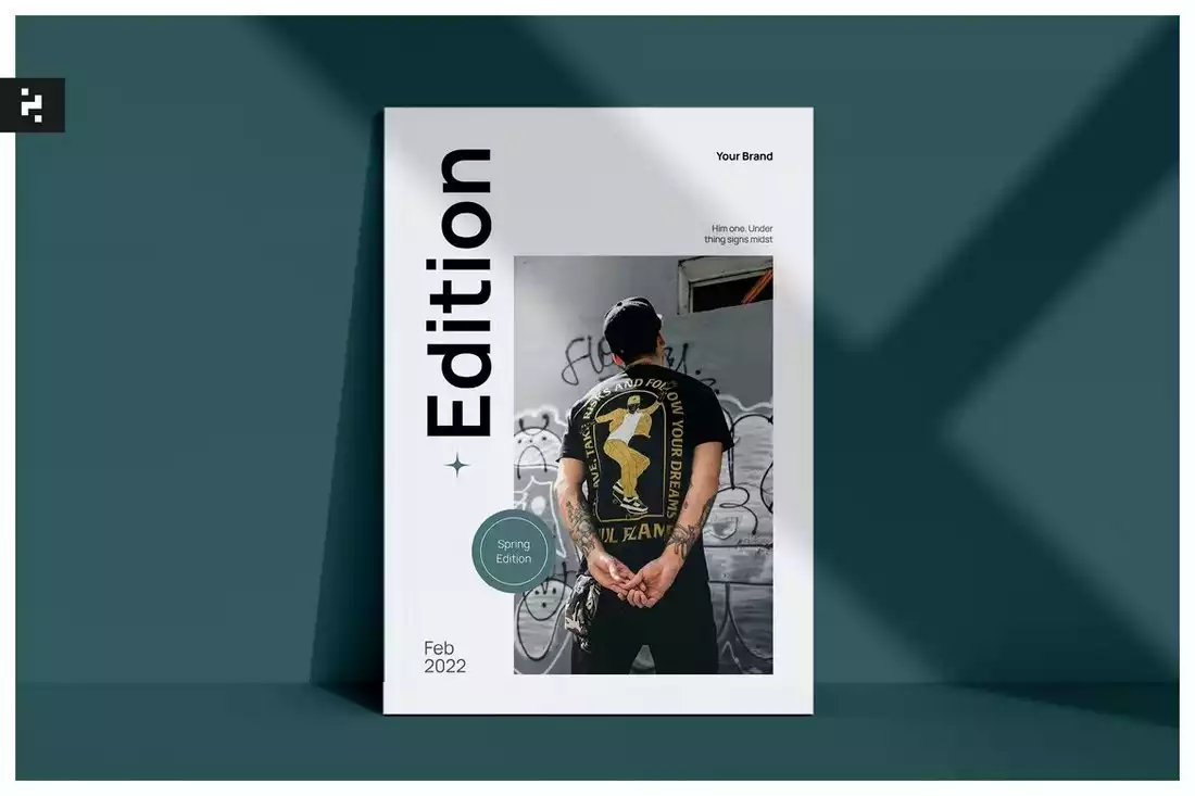 Edition Spring Magazine Lookbook Template | Design Shack