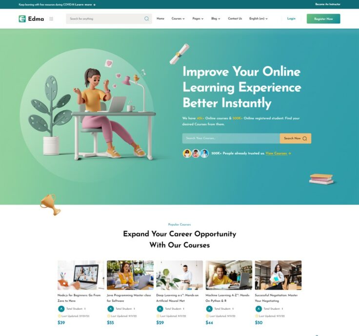 35+ Best Moodle Themes of 2024 | Design Shack