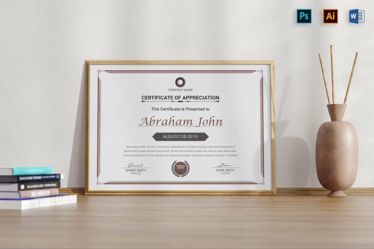20+ Editable Certificate & Award Templates for Word + Google Docs ...