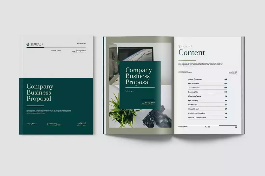 Elegant Business Proposal Document for Word | Design Shack