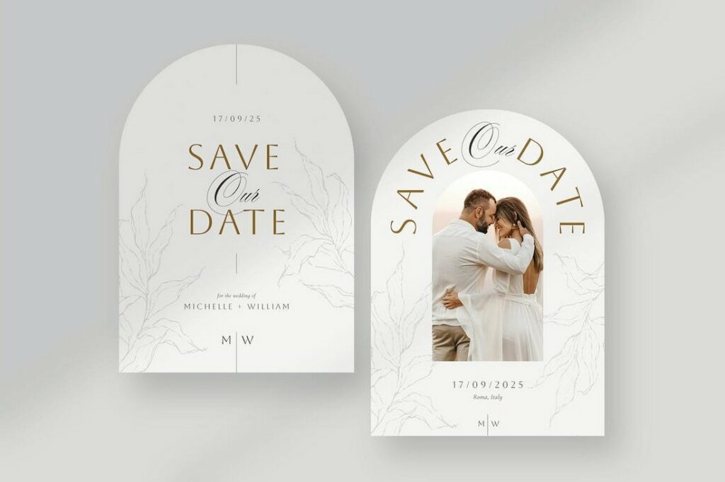 25+ Gorgeous Save the Date Wedding Templates (+ Design Tips) – Yes Web ...