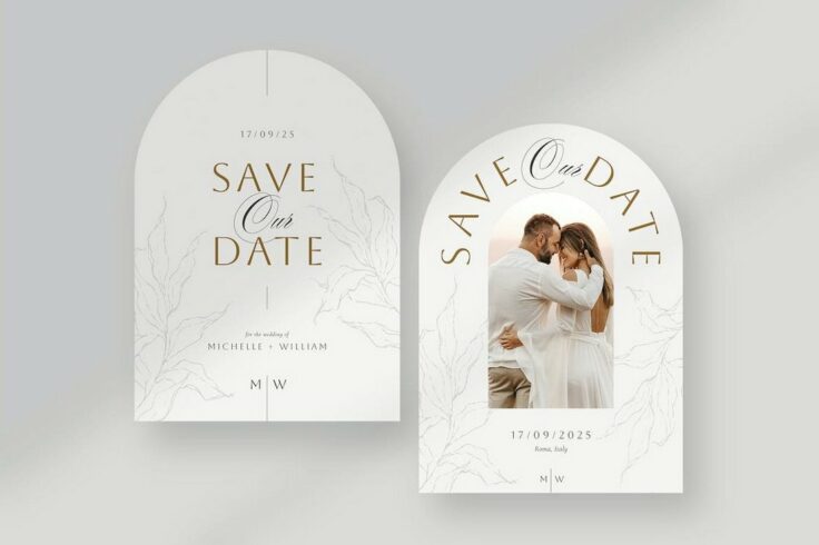 25+ Gorgeous Save the Date Wedding Templates (+ Design Tips) | Design Shack