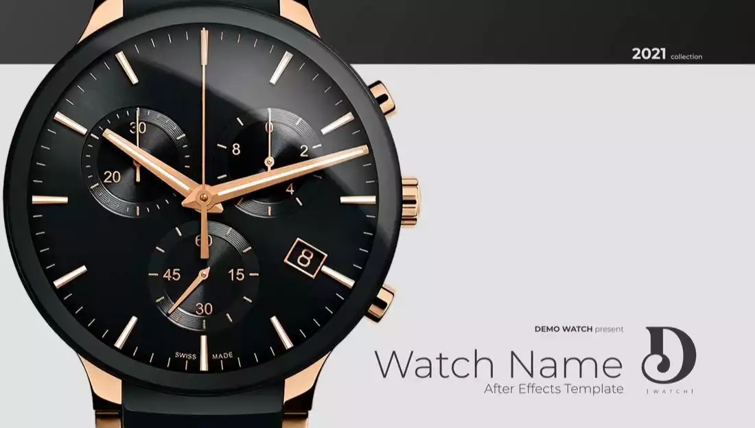 Elegant Watch Product Showcase After Effects Template | Design Shack