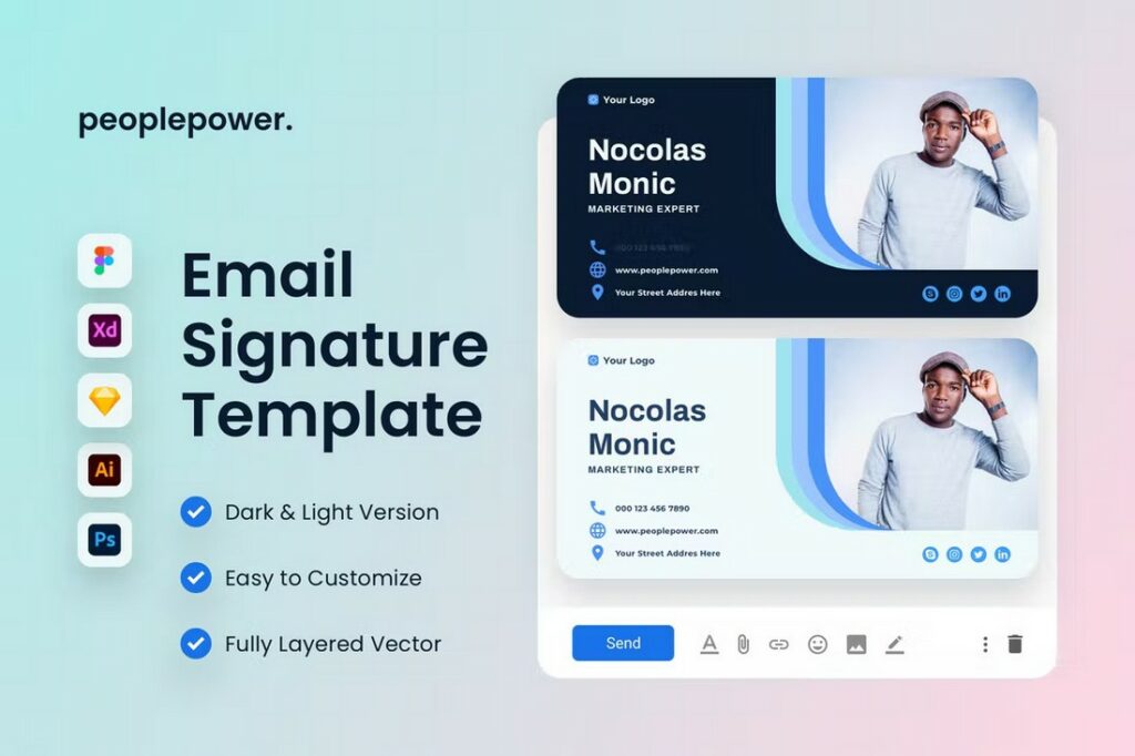 20+ Best Professional Email Footer Signature Templates (+ Free Tips ...
