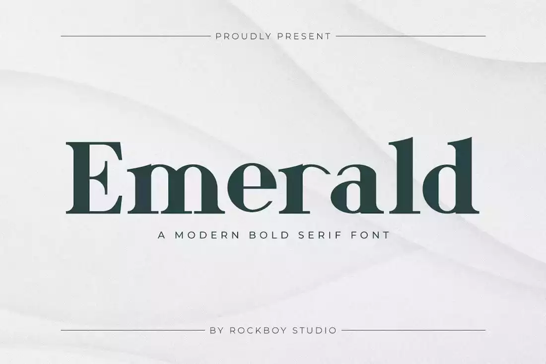 Emerald Serif Font | Design Shack