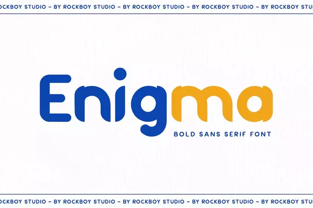 Enigma Bold Logo Font | Design Shack