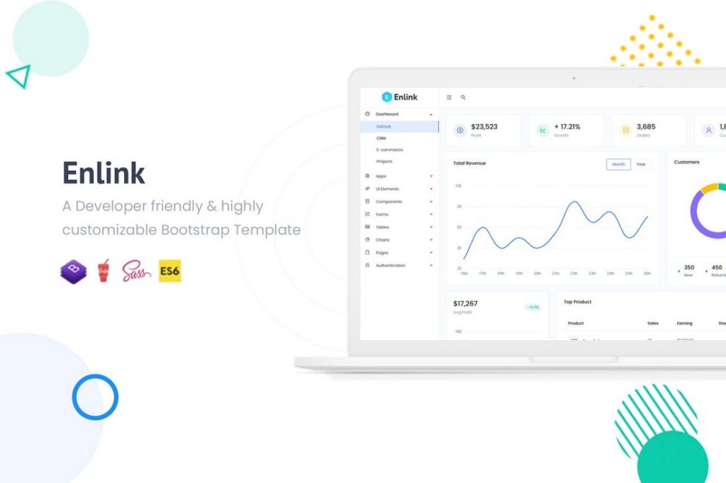 40+ Best Bootstrap Admin Templates of 2025 | Design Shack