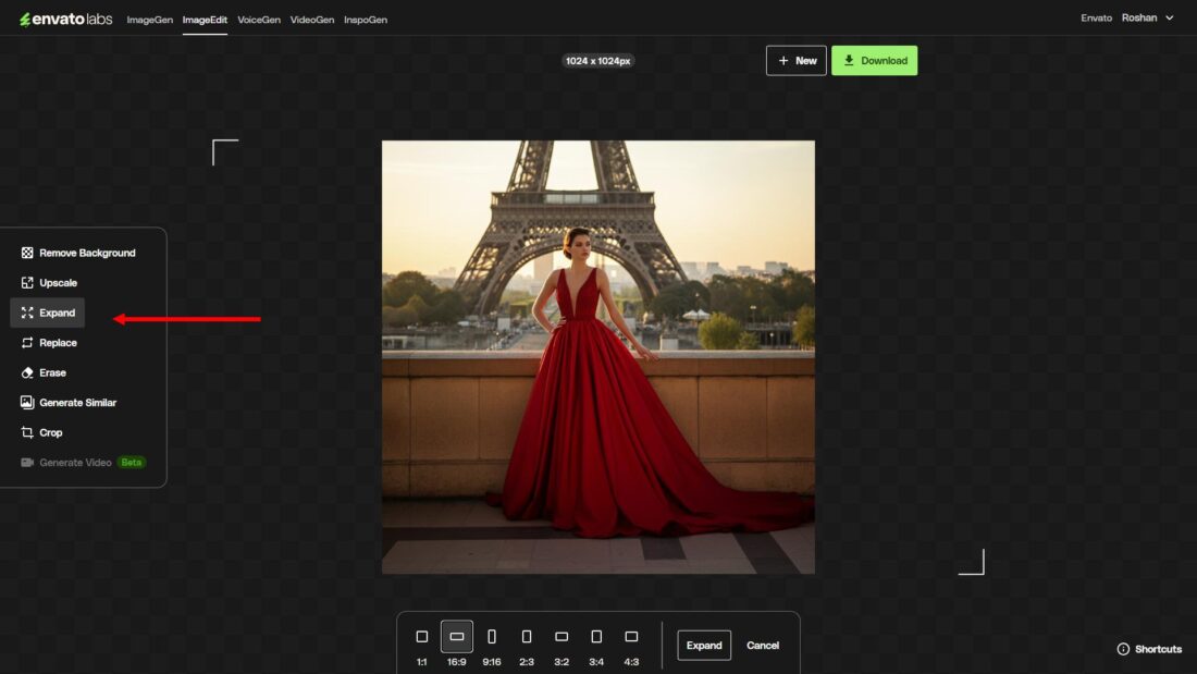 Cara mengedit gambar dengan gambar envato - desainae.com