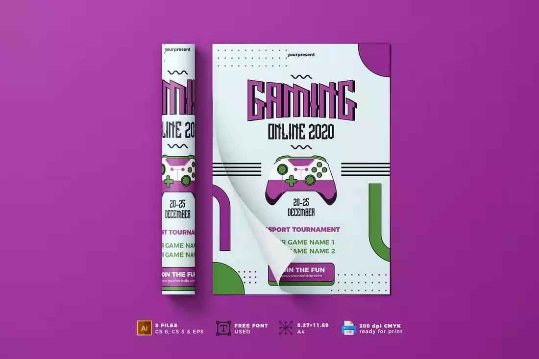 eSport Gaming Tournament Flyer Template | Design Shack