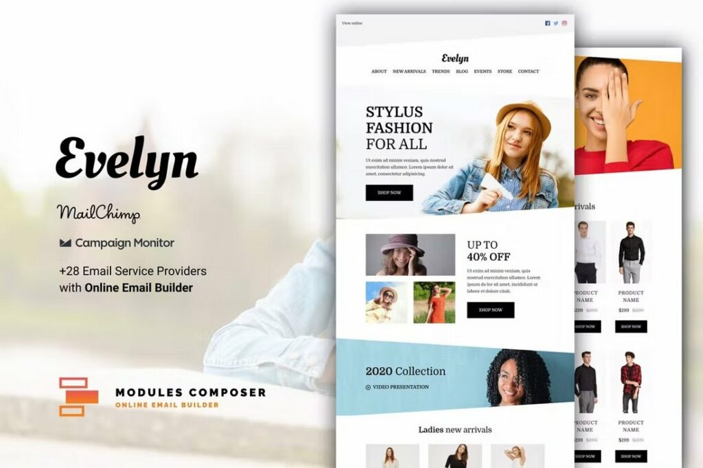 20+ Best Business Email Newsletter Templates (With Modern Responsive ...