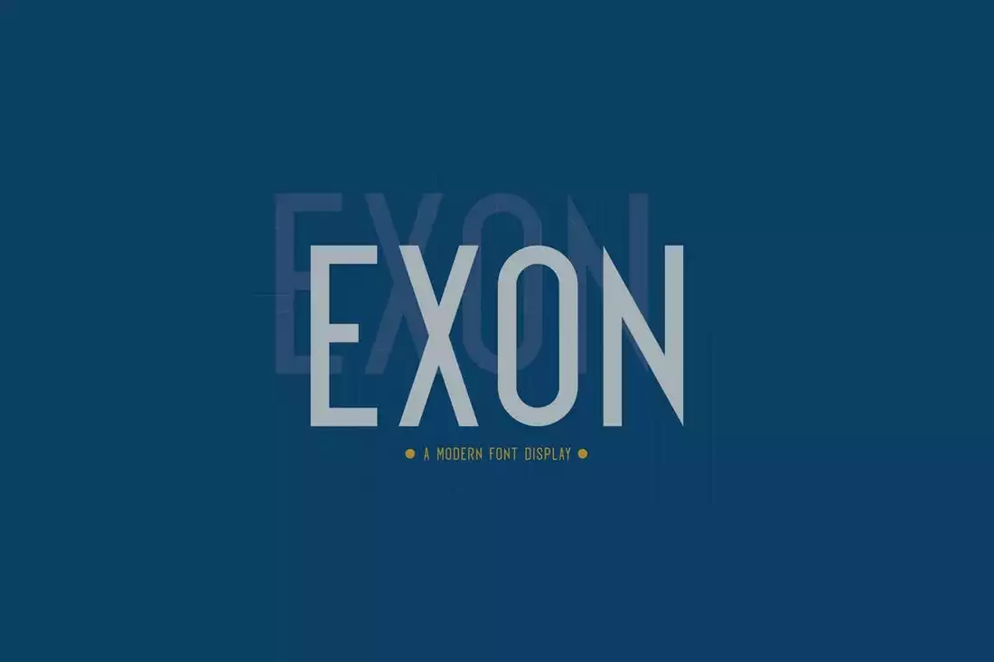 Exon Font Design Shack exon-font-design-shack